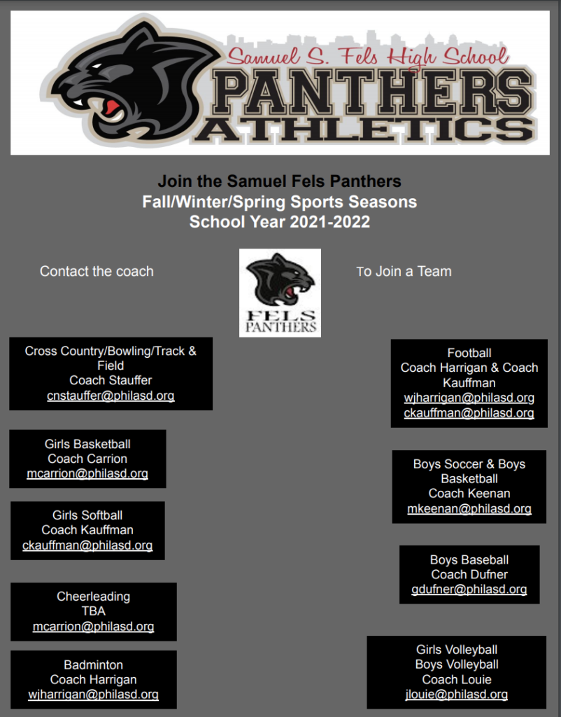 Athletics – Samuel Fels High School